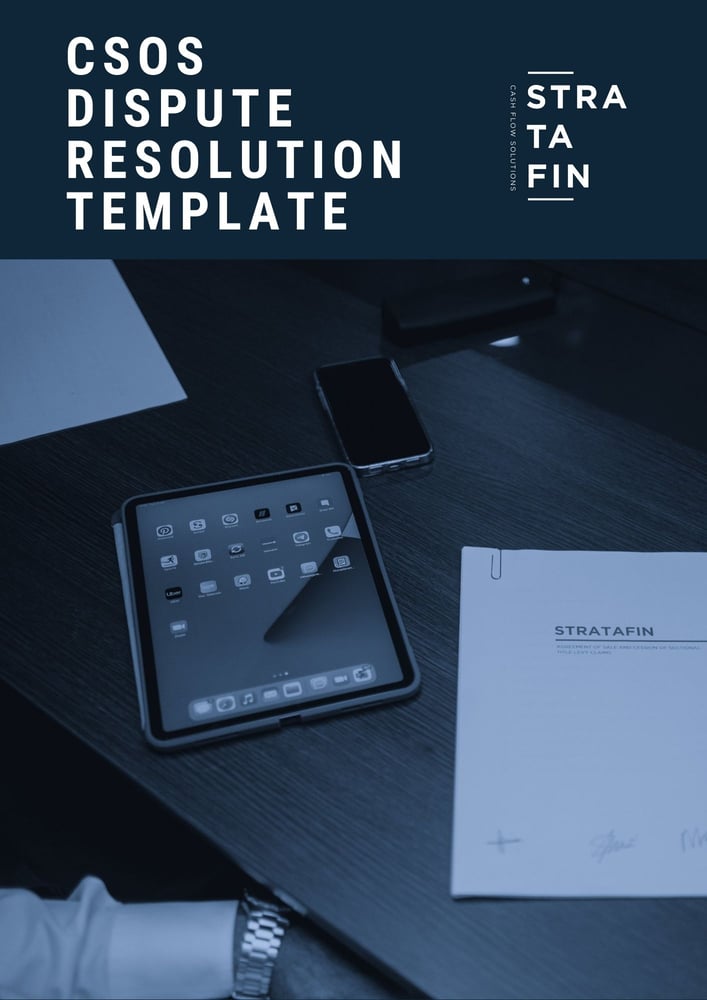 CSOS Dispute Resolution Template