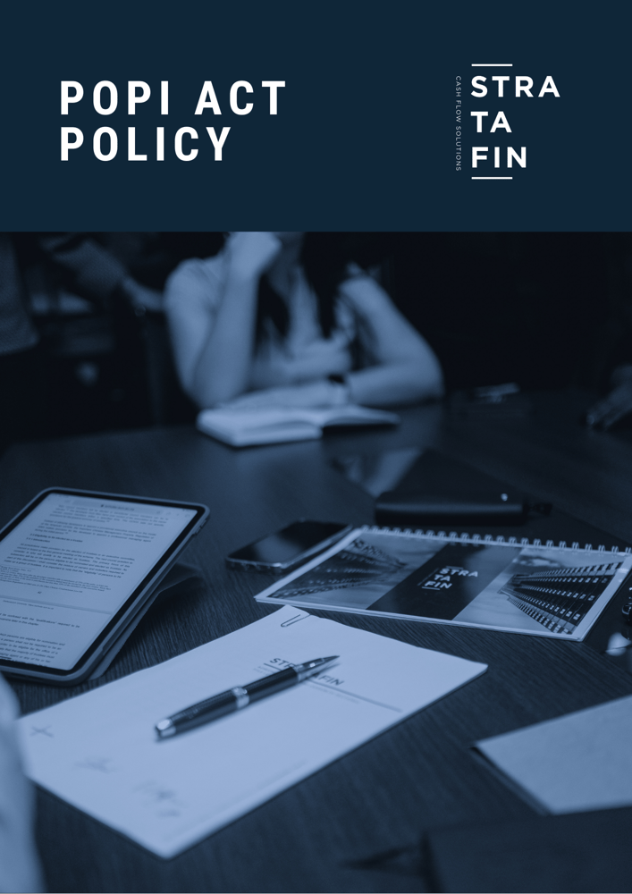 Stratafin POPI Act Policy