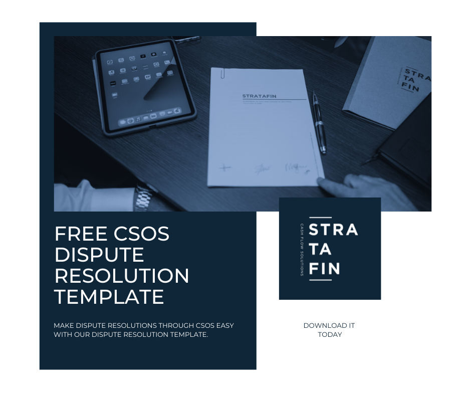 CSOS Dispute Resolution Template