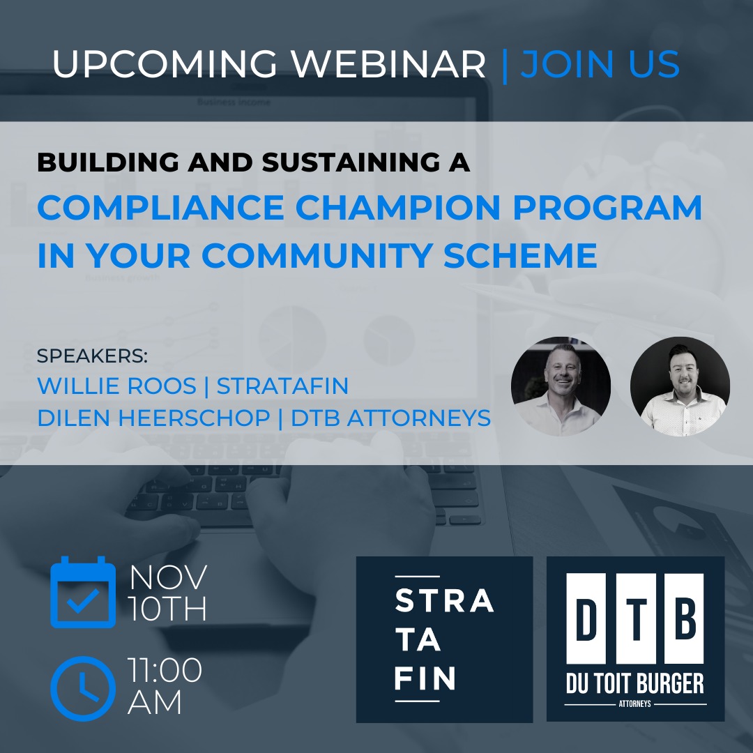 Building and sustaining a compliance champion programme